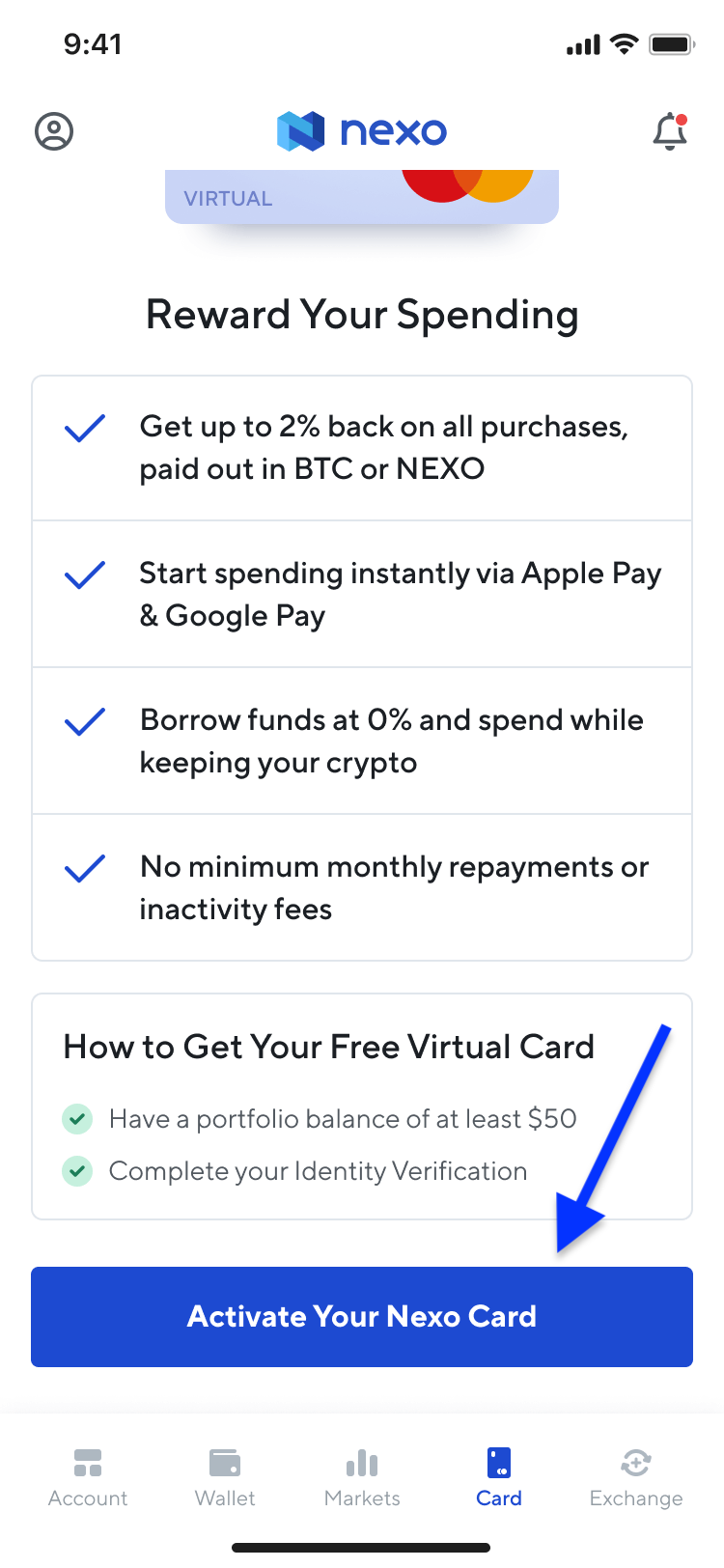 How can I order the Nexo Card? • Nexo