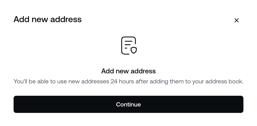 Address Book and Whitelisting еxplained • Nexo