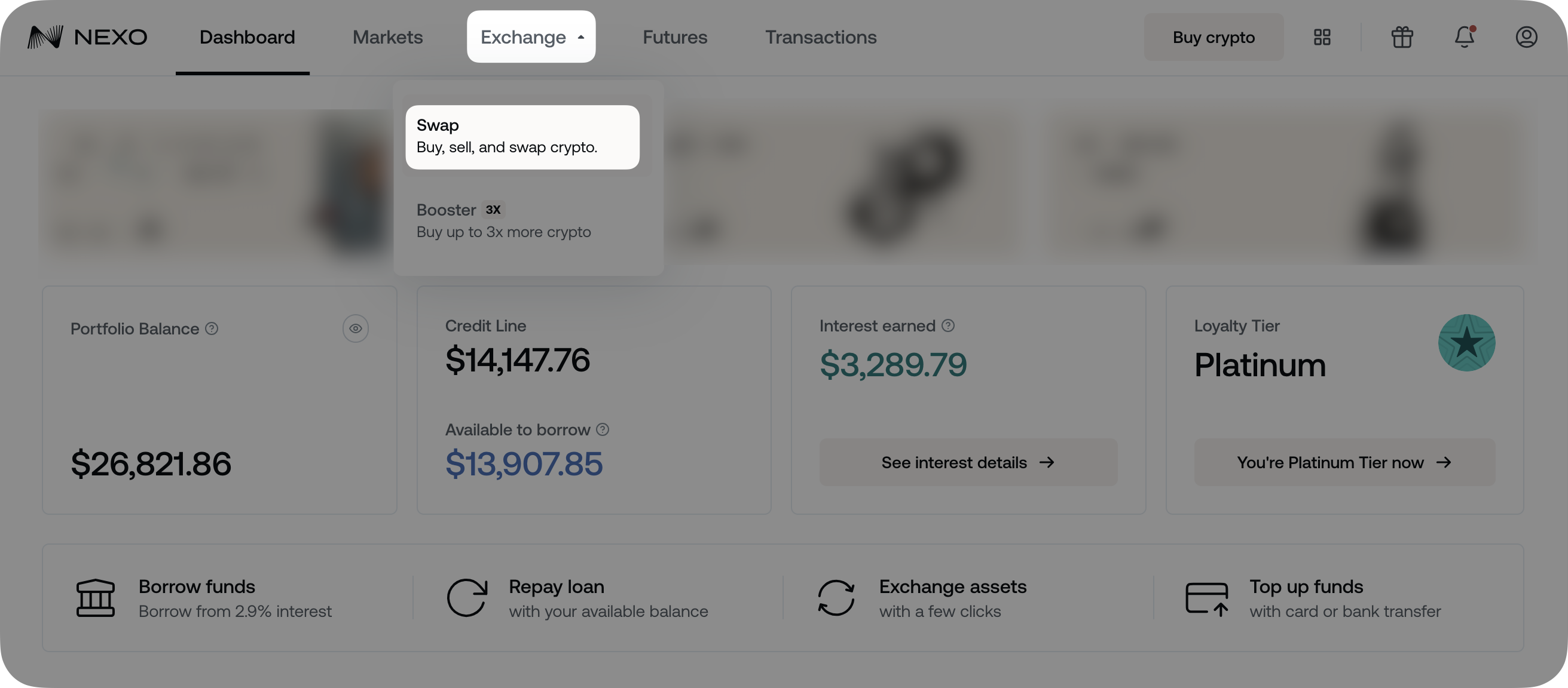 How to exchange your collateral for other assets - Explained • Nexo