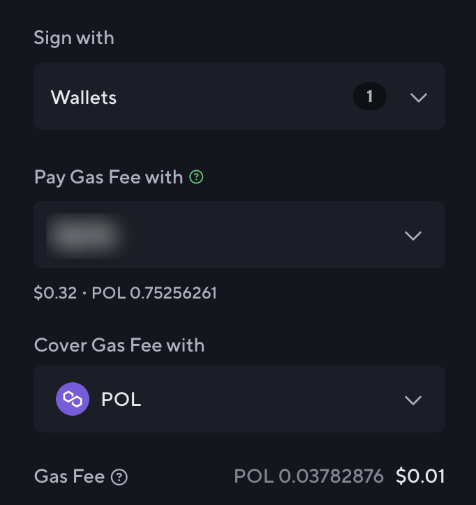 Gas fees and paying gas with other assets - Nexo Wallet • Nexo