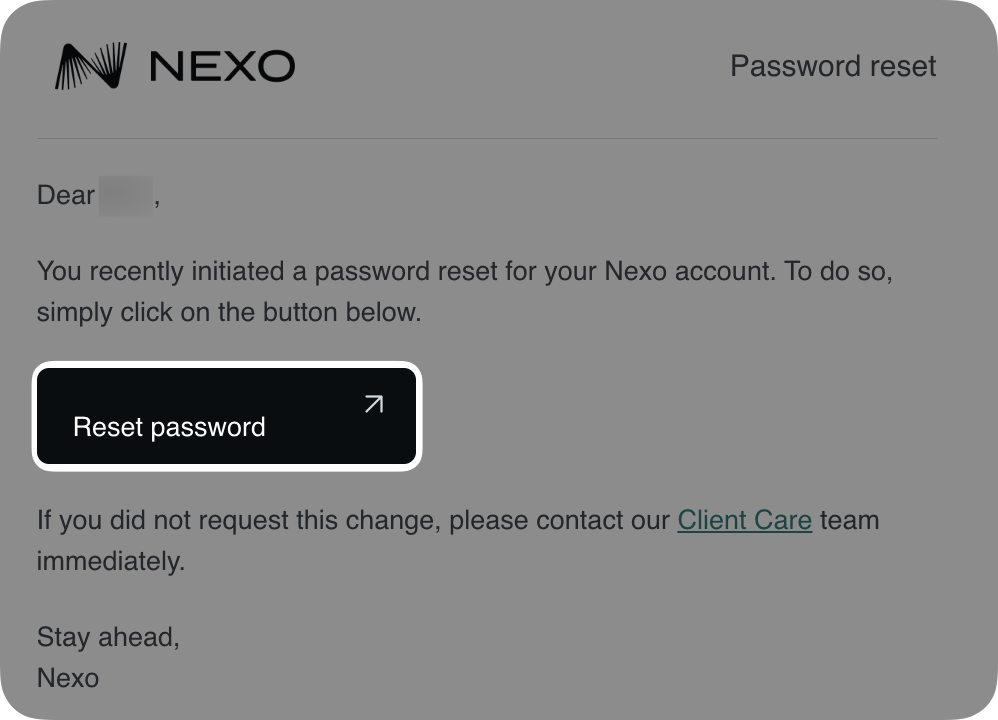 Nexo Support Center