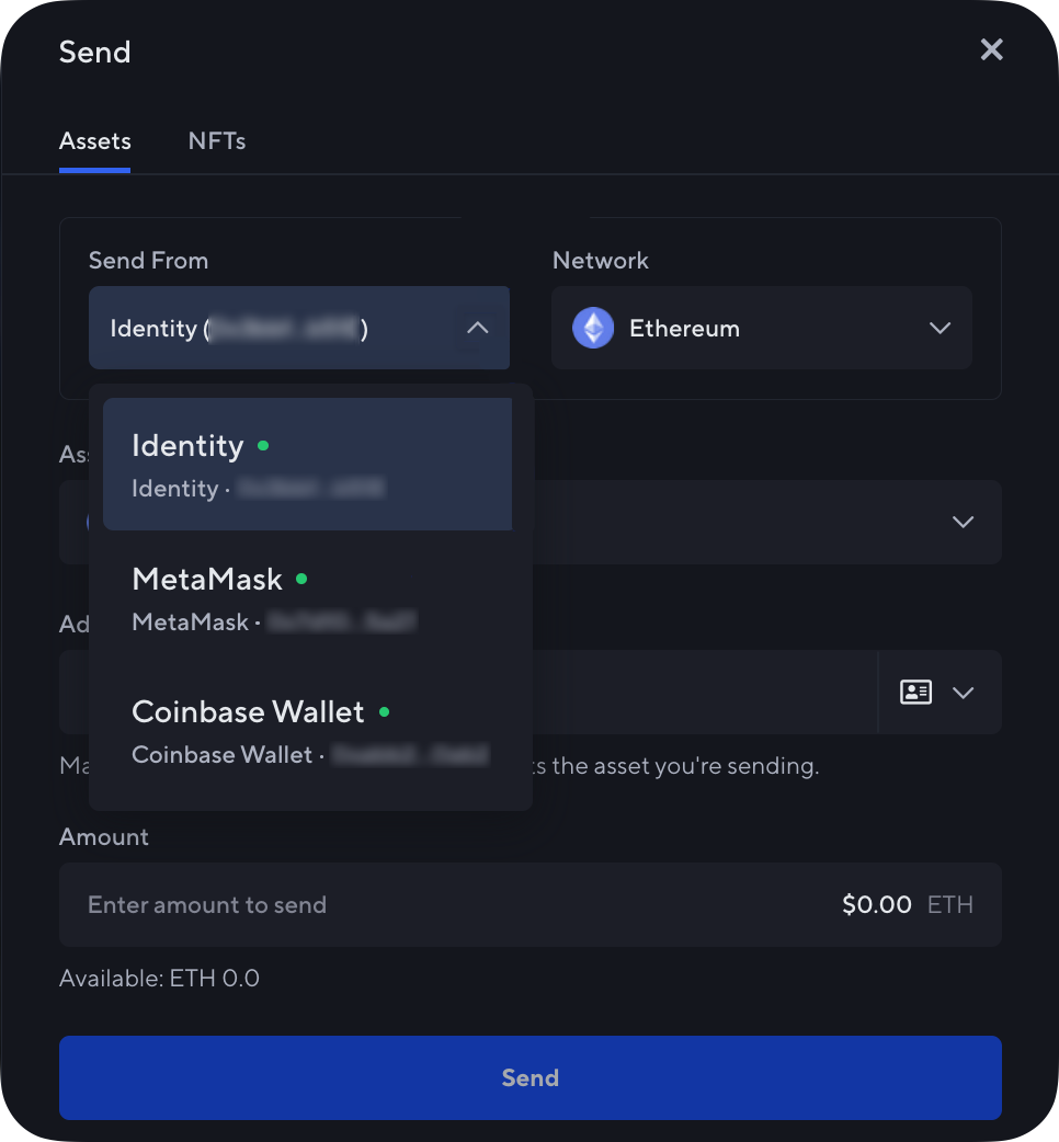 How do I receive and send tokens - Nexo Wallet • Nexo