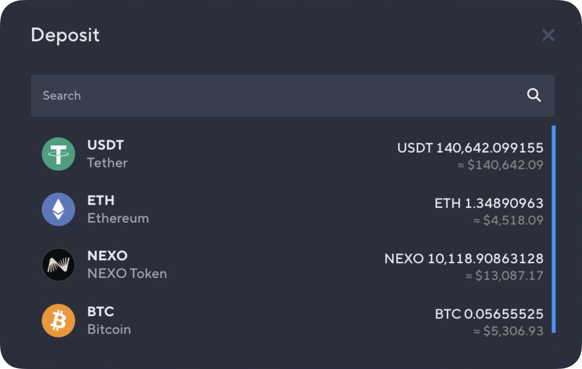 How to Iog in to my Nexo Pro account and top up assets to it • Nexo