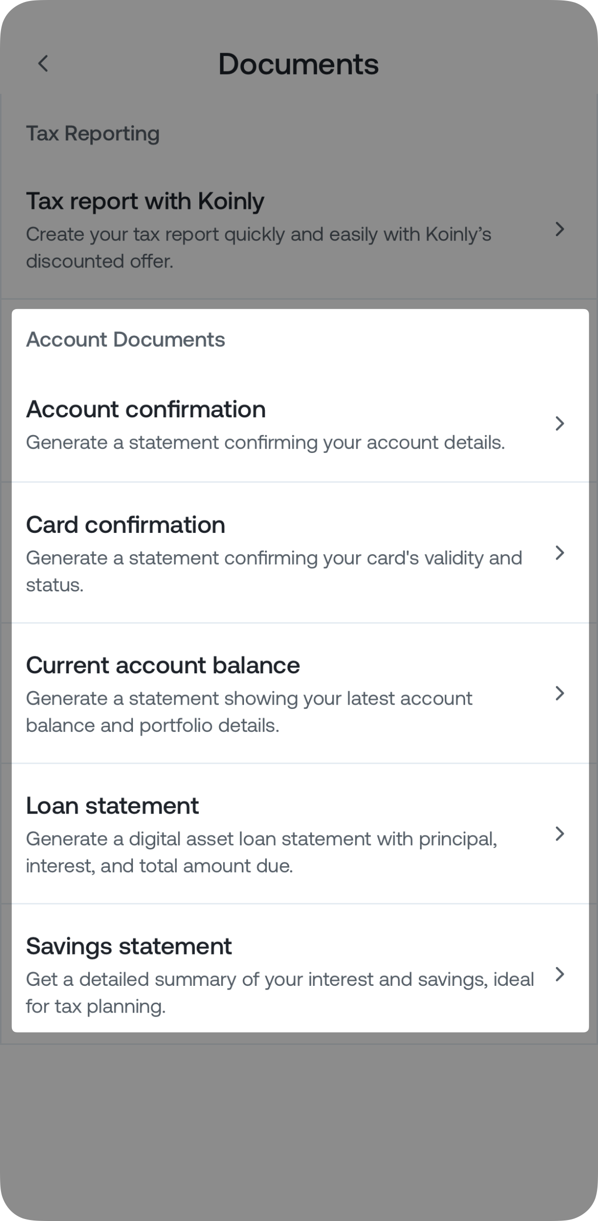 How to download account statements on Nexo and create a tax report via Koinly • Nexo